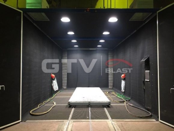 Two shot blasting chambers in Belarus - GTV Blast